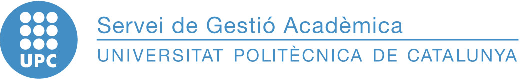 Logotip Servei Gestió Acadèmica — Serveis TIC — UPC. Universitat ...